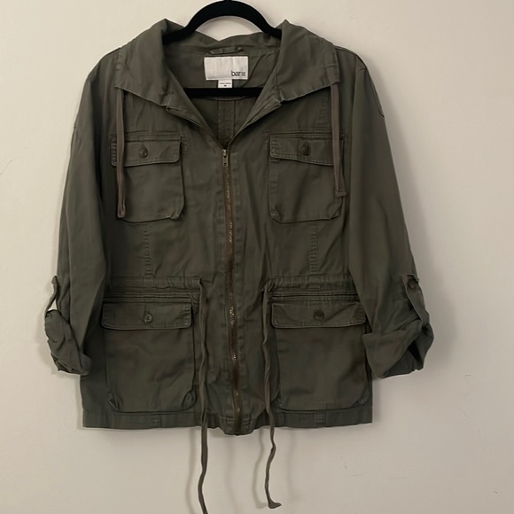 Bar III | Jackets & Coats | Bar Iii Olive Cargo Jacket | Poshmark